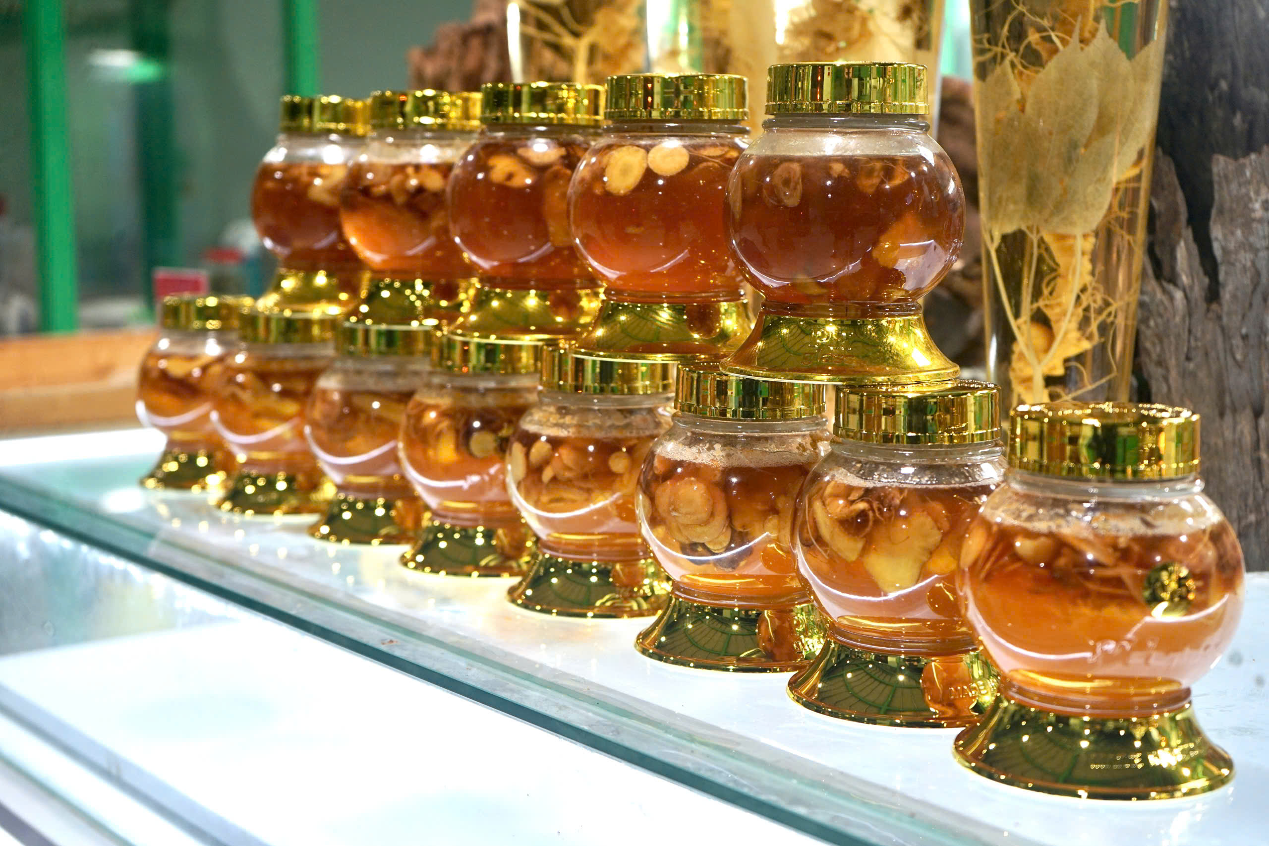 Sâm Ngọc Linh ngâm mật - Huỳnh Sâm - Sâm Ngọc Linh Nam Trà My