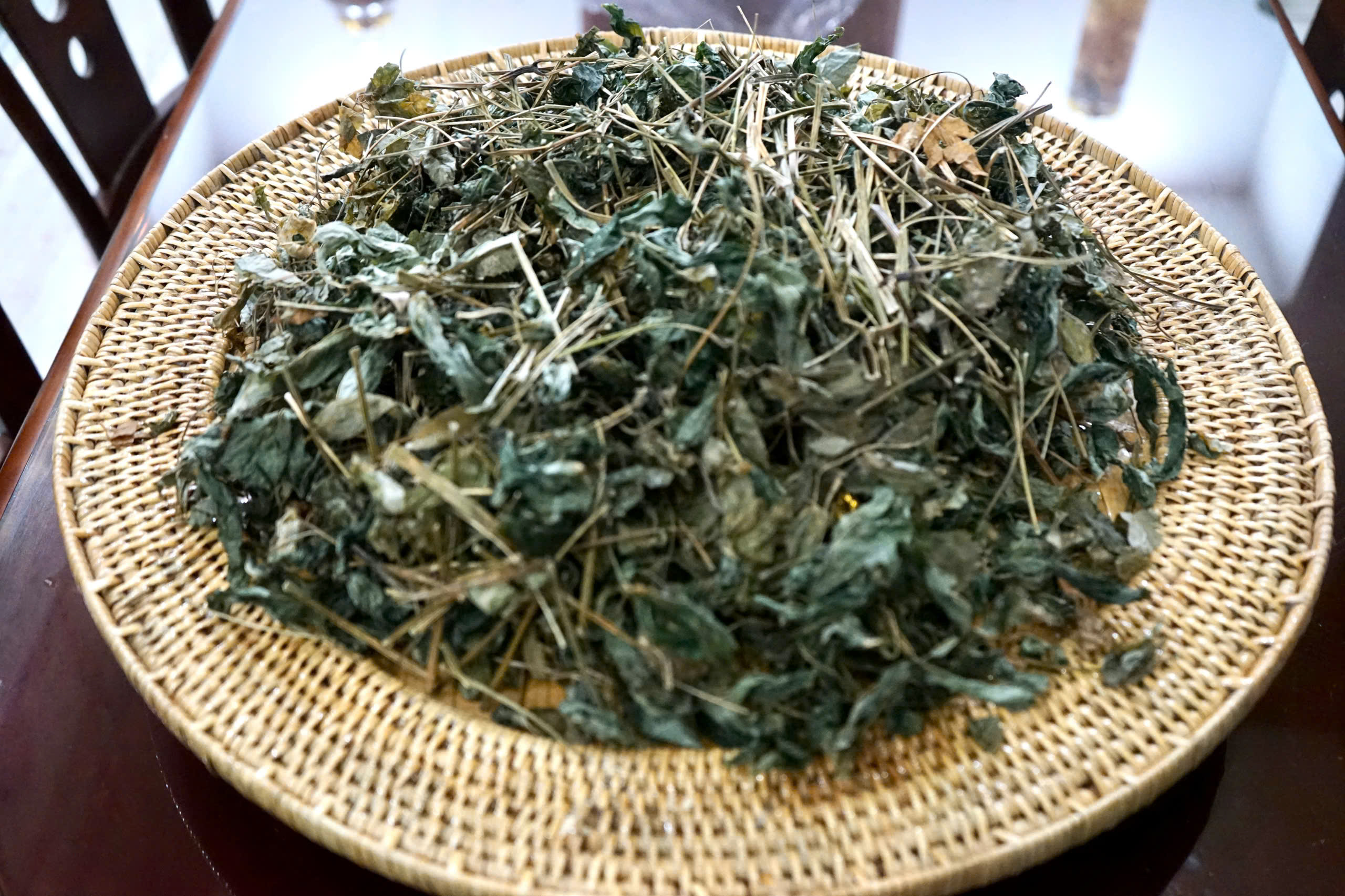 Lá sâm khô - Huỳnh Sâm - Sâm Ngọc Linh Nam Trà My